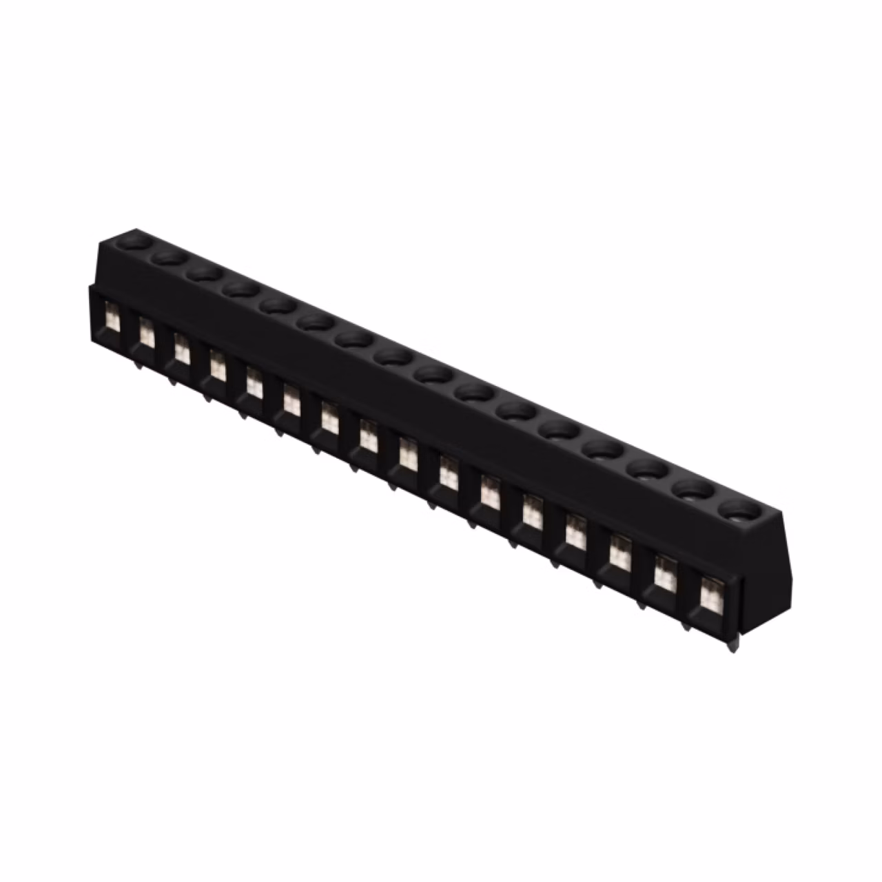 5.00mm Pitch Beau Eurostyle Low Profile, Single Level Modular Terminal Block, 16 Circuits for sale
