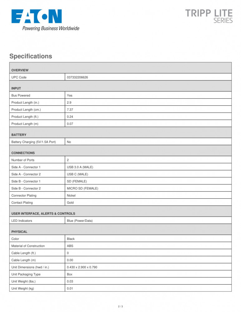 U452-000-SD-A product document page 2