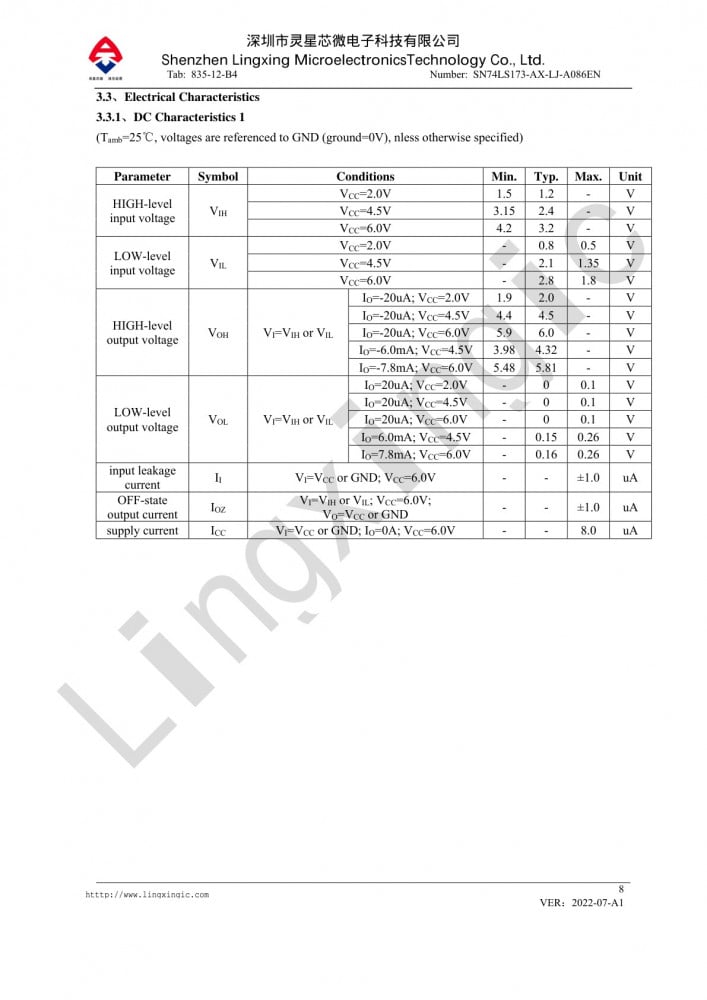 SN74LS173N(LX) datasheet page 10