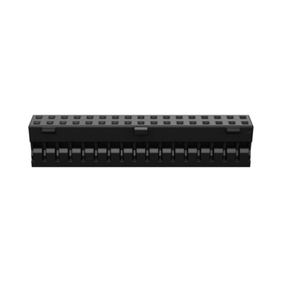 2.00mm Pitch, Milli-Grid Receptacle Housing, 34 Circuits, Center Polarization, Side Latches, Lead-Free for sale