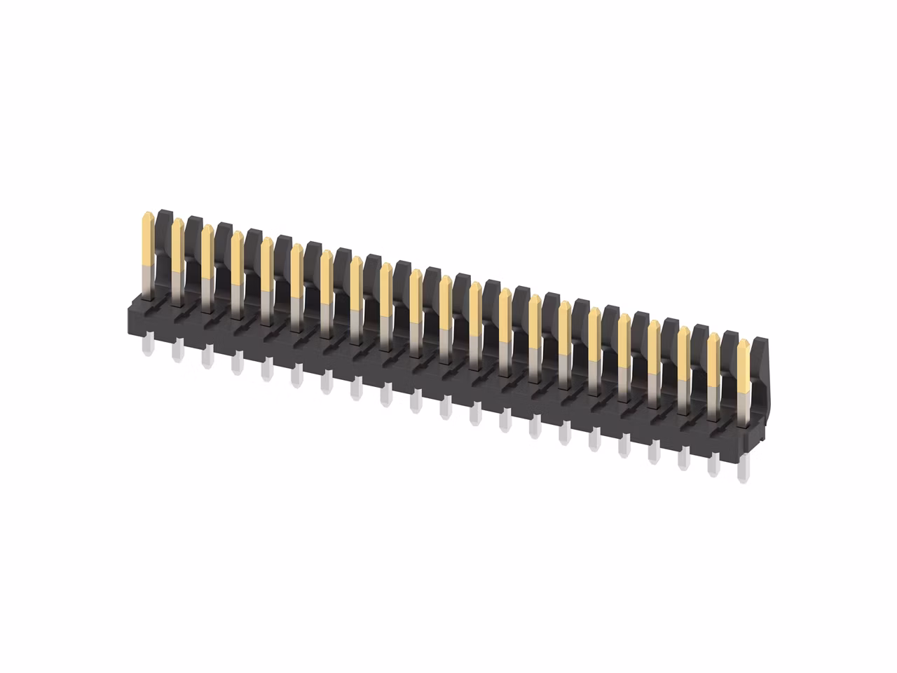 KK 396 Breakaway Header, Vertical, 14 Circuits, 0.76µm Gold (Au) Selective Plating
