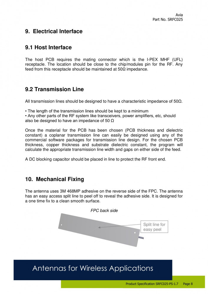 SRFC025-150 datasheet page 8
