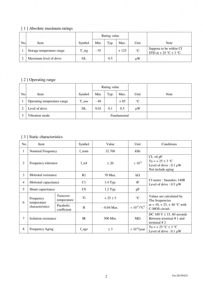 FC-135 specification page 3