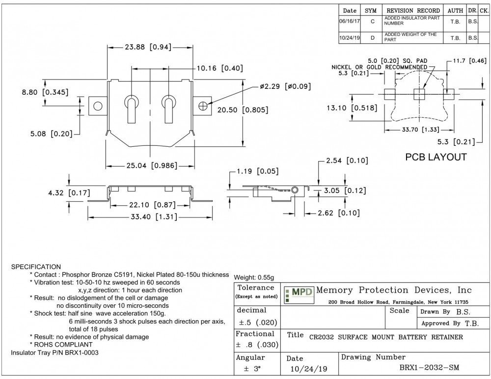 BRX1-2032-SM technical document preview