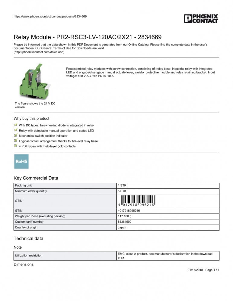 2834669 technical document page 1