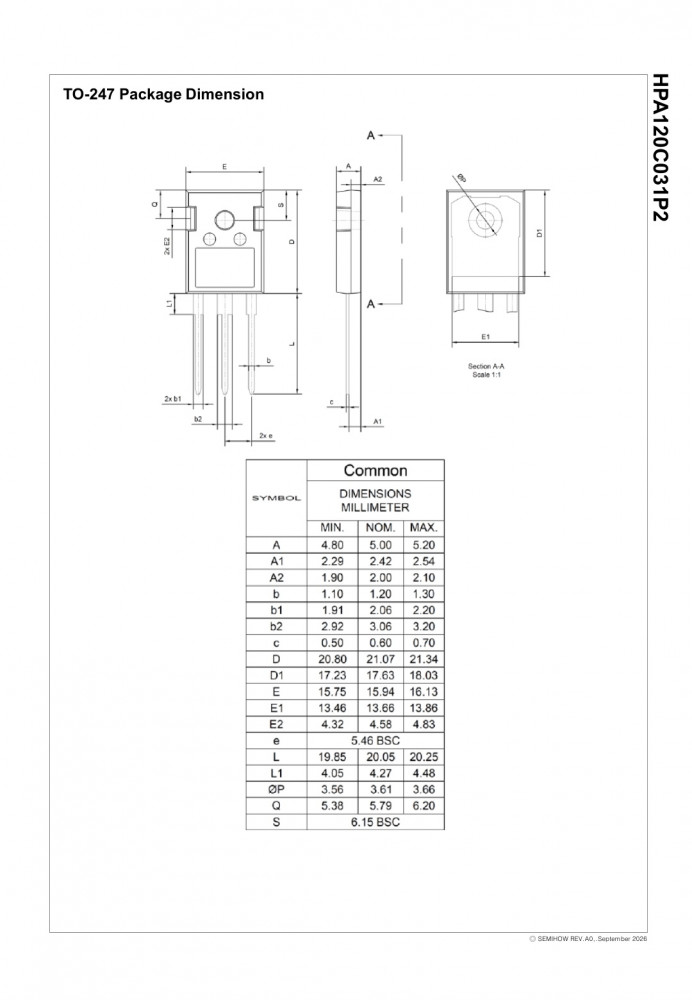 HPA120C031P2 datasheet page 8