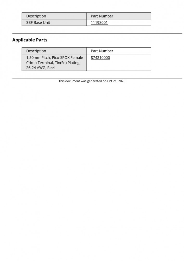 Molex 639114200 tooling document preview, page 3