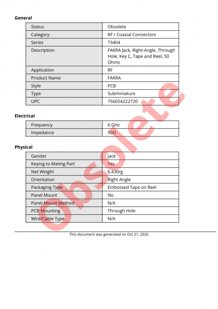 MOLEX 734040962 product document image 2
