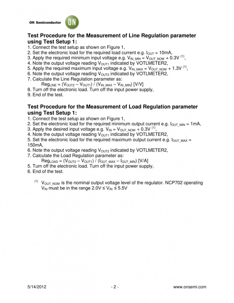 NCP702SN30T1GEVB document page 2