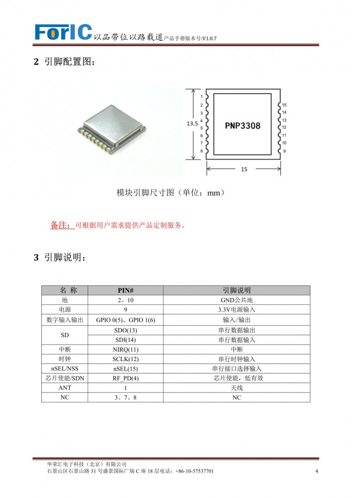 PNP3308 manual page 5