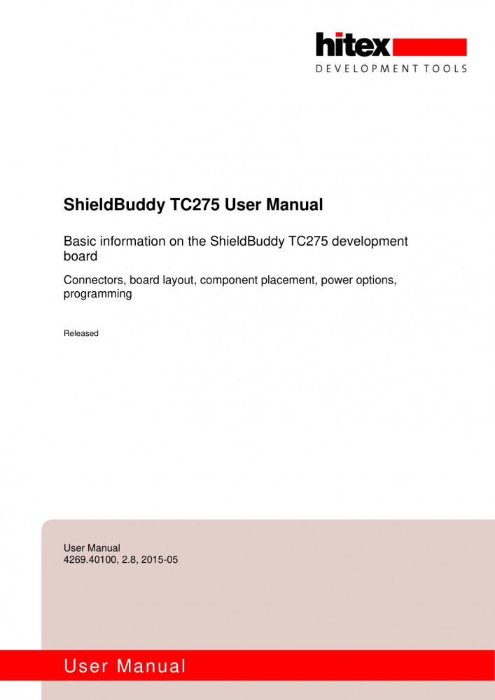 ShieldBuddy TC275 manual page 1