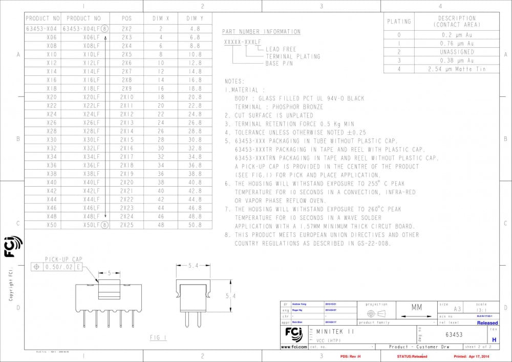 Amphenol 63453 drawing page 2