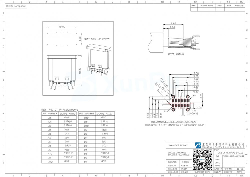 TYPEC-501S-ACP24H92 manufacturer drawing page 2