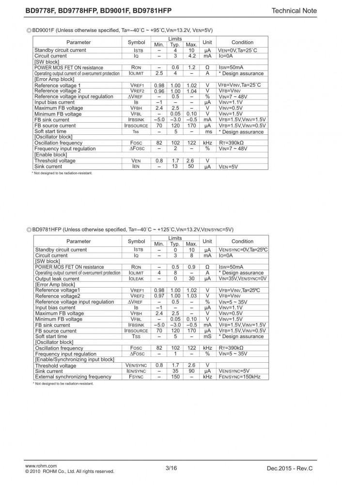 BD9778F-E2 datasheet page 3