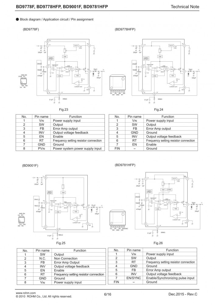 BD9778F-E2 datasheet page 6