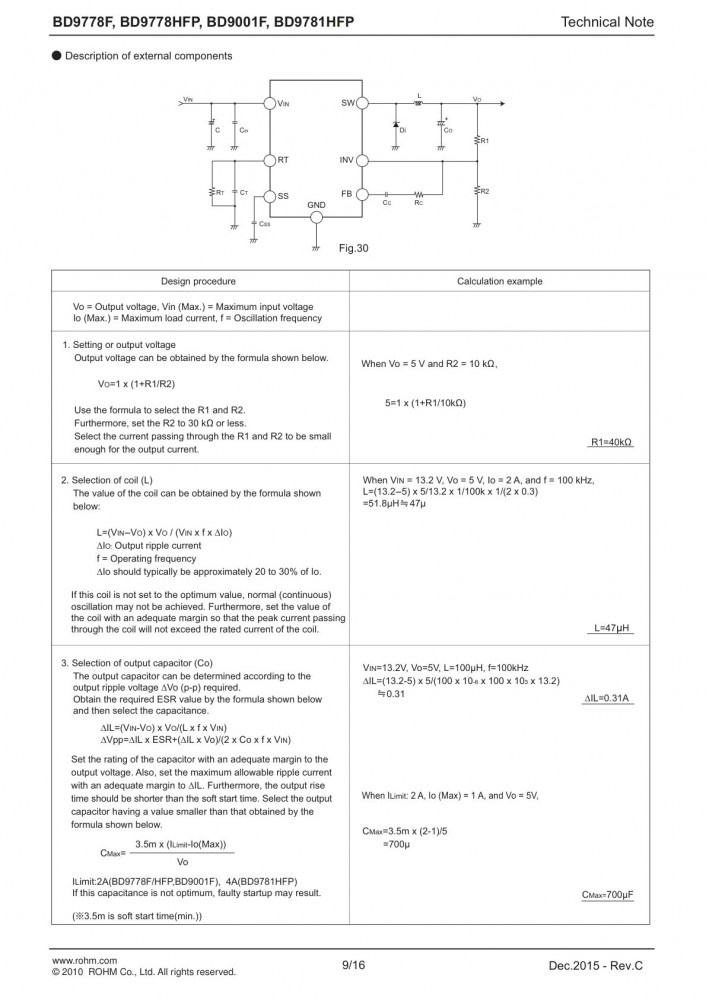 BD9778F-E2 datasheet page 9