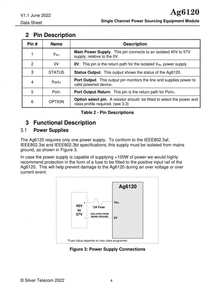Ag6120 datasheet page 4
