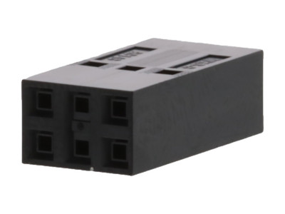 2.54mm Pitch C-Grid III Modular Crimp Housing, Dual Row, 4 Circuits, Black