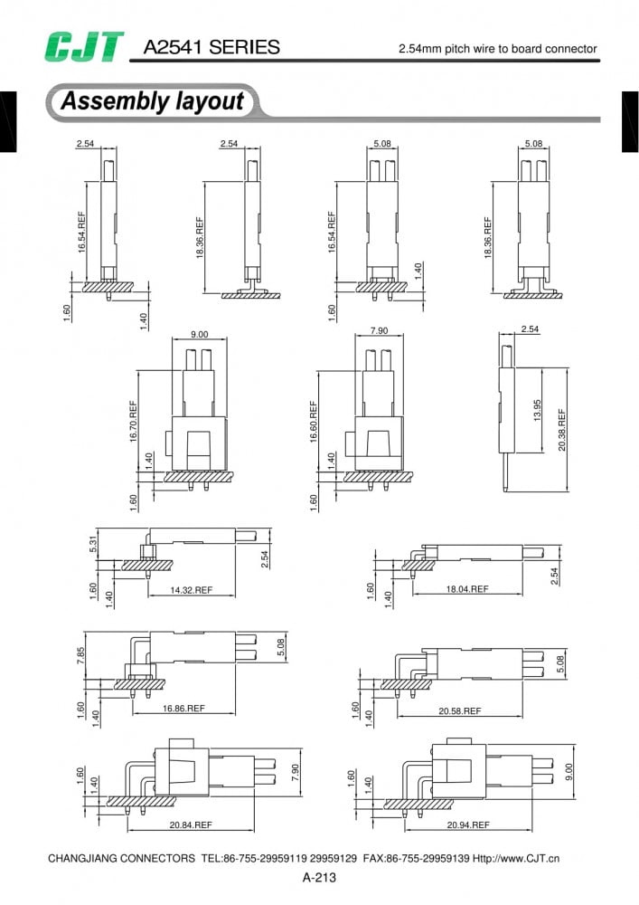 CJT A2541 series datasheet page 2