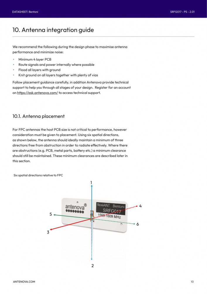 Bentoni datasheet page 10