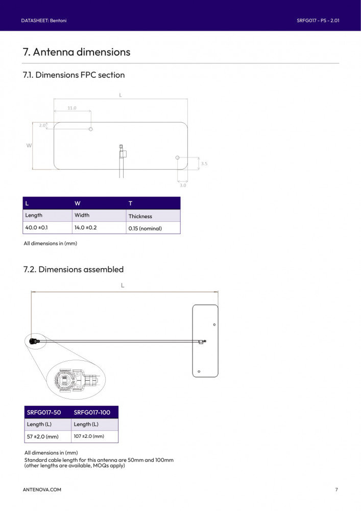 Bentoni datasheet page 7