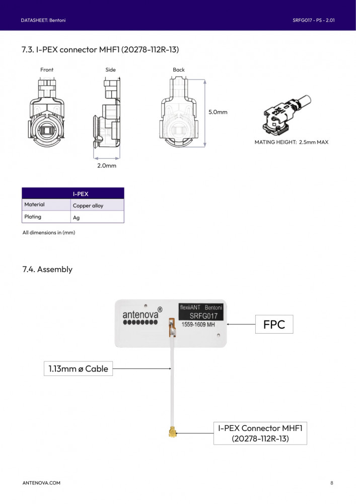 Bentoni datasheet page 8