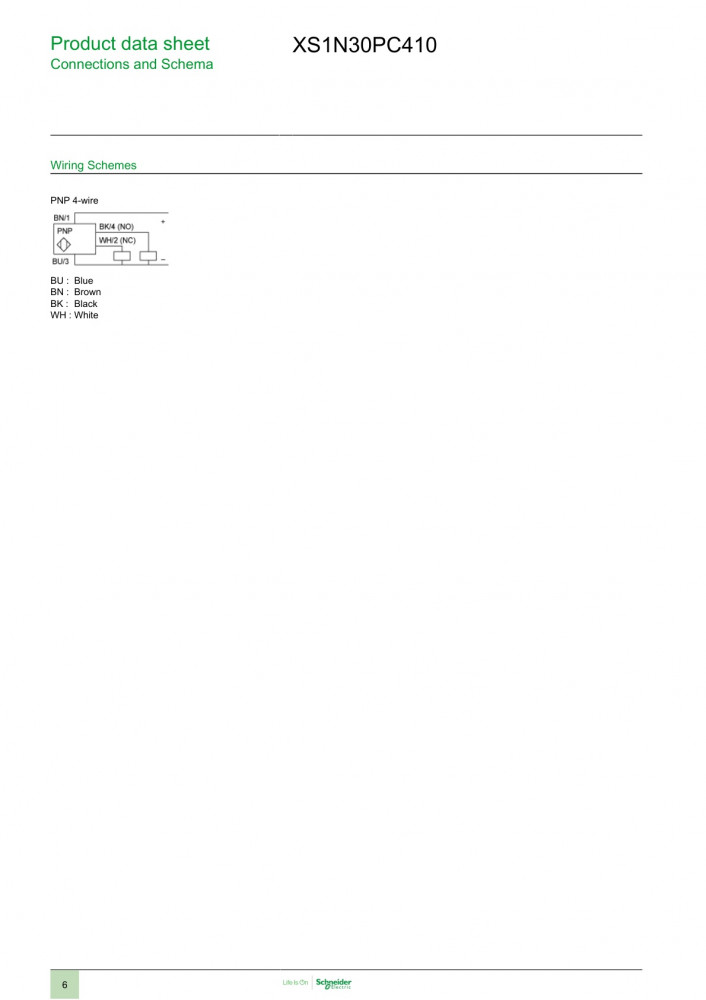 XS1N30PC410 technical document page 6