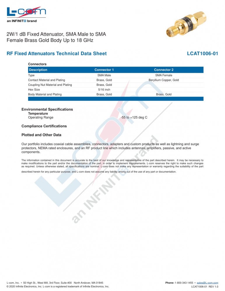 LCAT1006-01 datasheet page 2