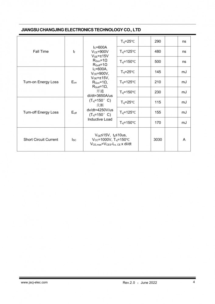 MCF600N170L2E3 datasheet page 4