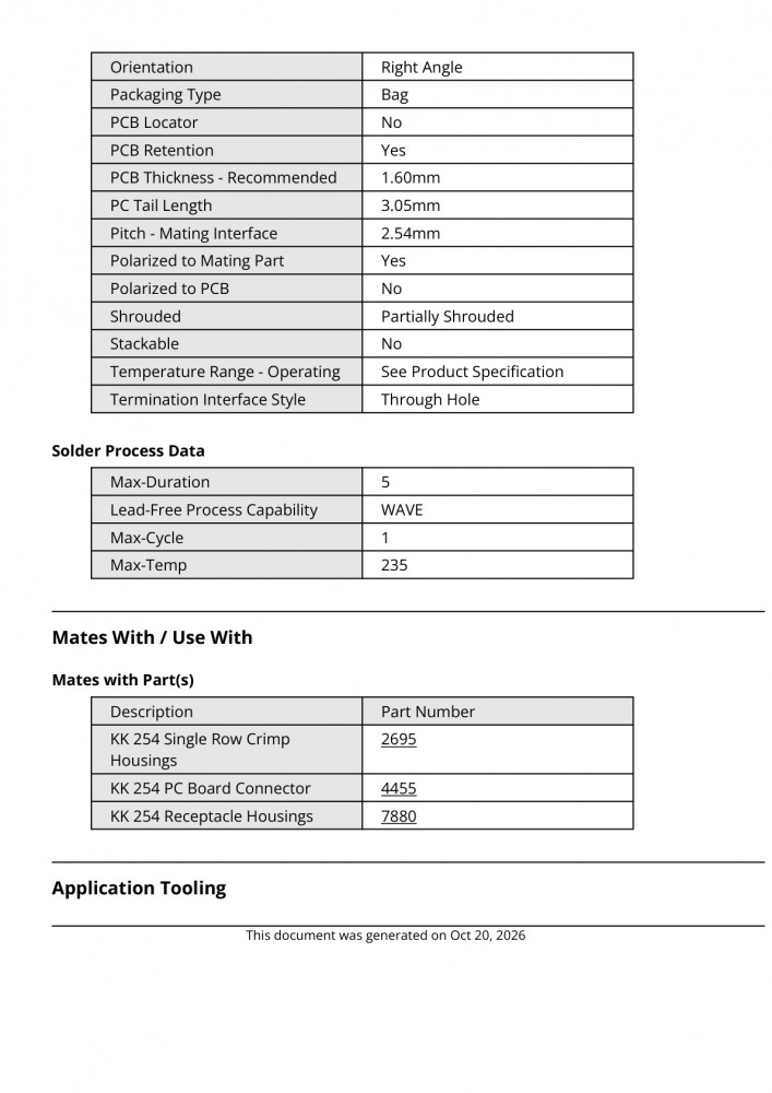 MOLEX 22281054 technical document page 3