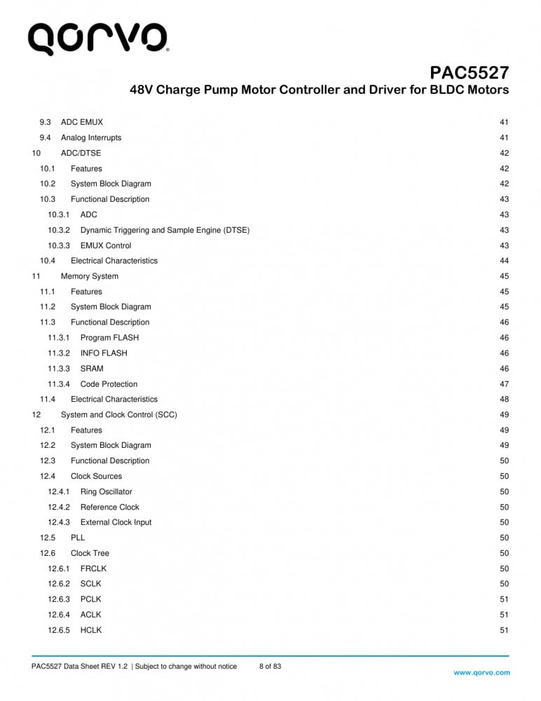 PAC5527QM datasheet page 8