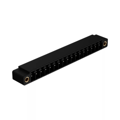 3.50mm Pitch Eurostyle Right-Angle PCB Header, with Threaded Retention Inserts, 17 Circuits for sale