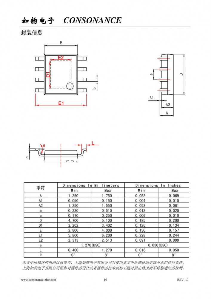 CN3600 datasheet page 10