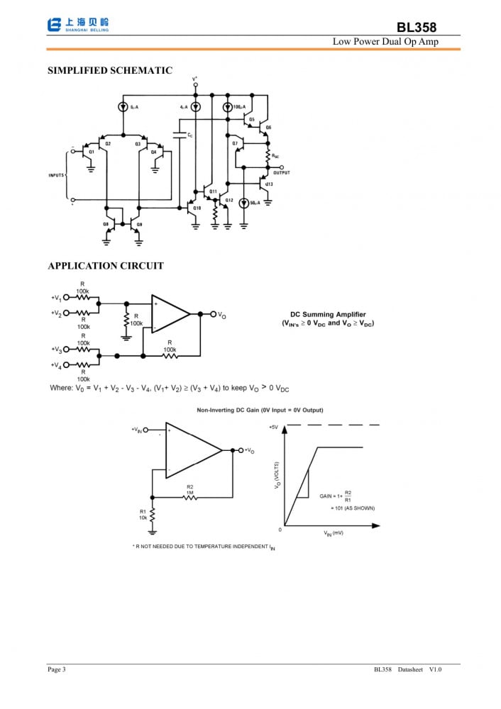 BL358 datasheet page 3