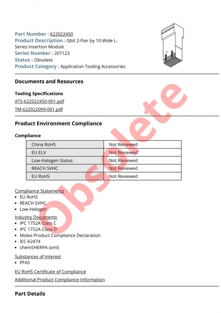 622022450 tooling document preview, page 1