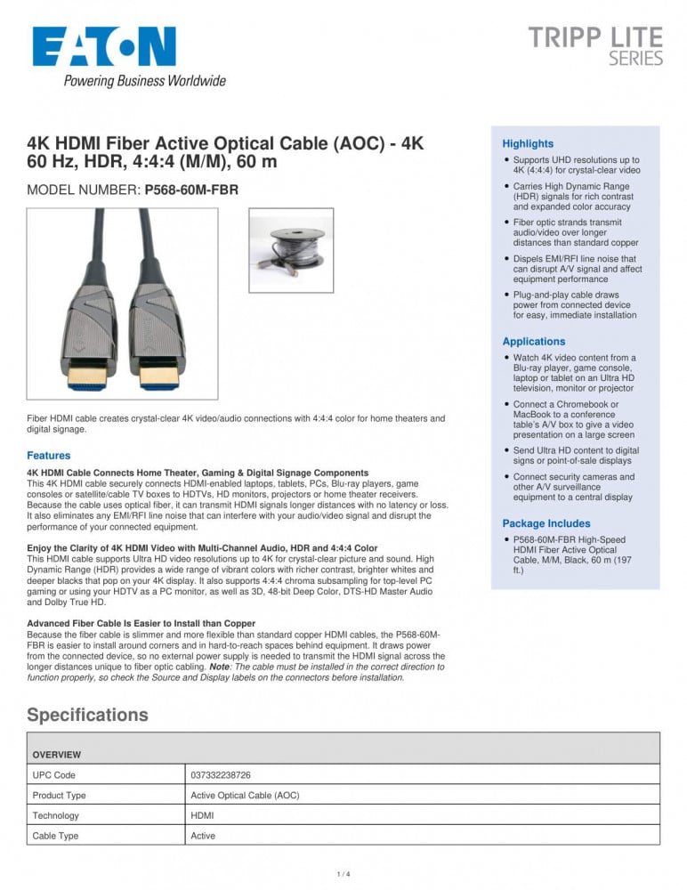 P568-60M-FBR technical document page 1