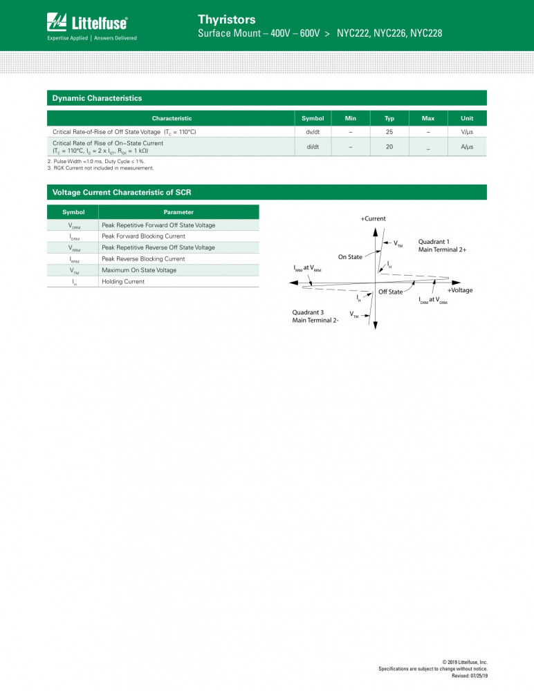NYC228STT1G datasheet page 3