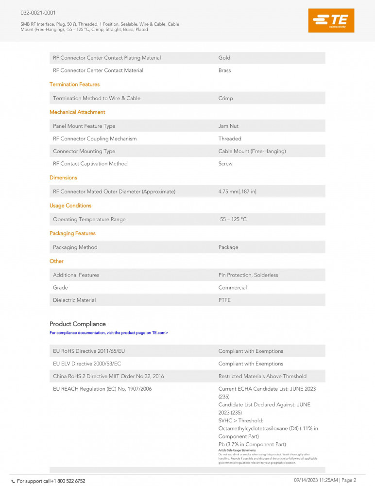 H16BPR-KDB-EMC-C technical document page 2