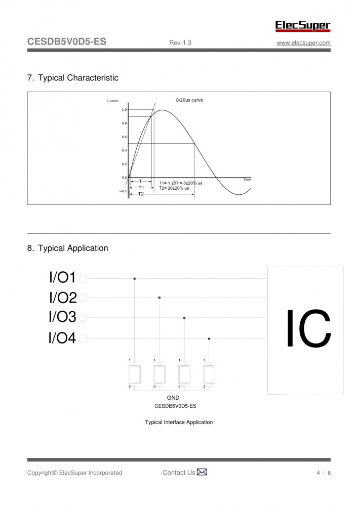 CESDB5V0D5-ES datasheet page 4