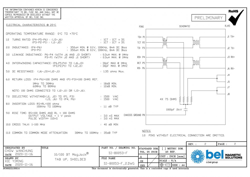 SI-80053-F datasheet page 1