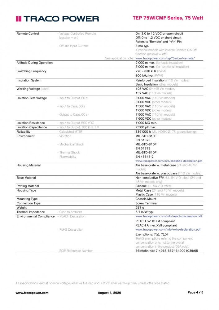 TEP 75WICMF document preview, page 4