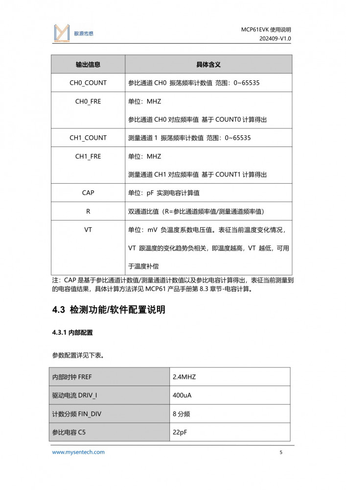 MCP61EVK documentation page 5