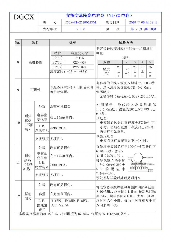 DGCX specification approval document page 7