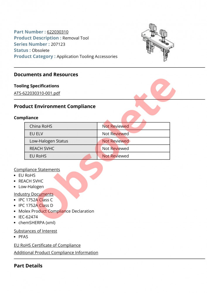 Tooling document page 1