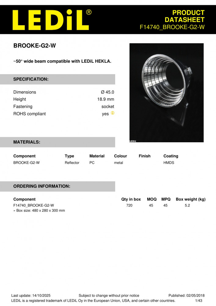 F14740_BROOKE-G2-W technical document page 1