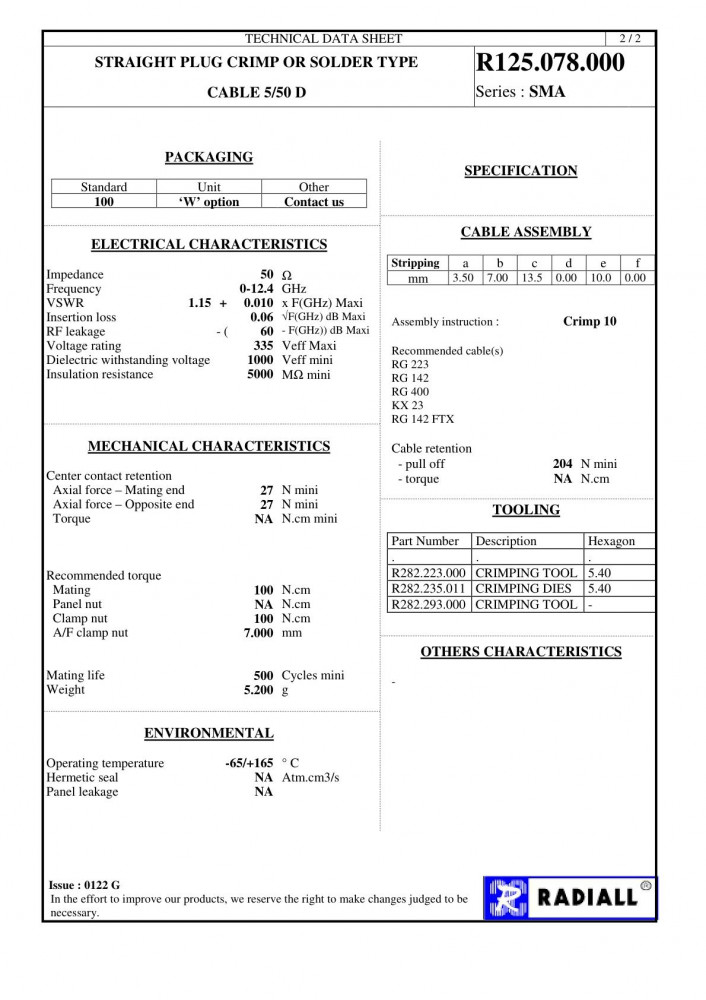R125.078.000 technical datasheet page 2