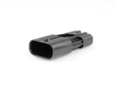 Squba Sealed Plug Assembly, 1.80mm Pitch, Single Row, 6 Circuit Housing, All Circuits Voided, Black for sale