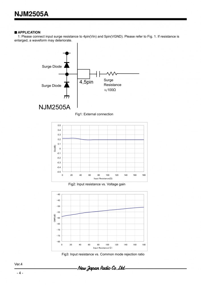 NJM2505AF-TE1 datasheet page 4