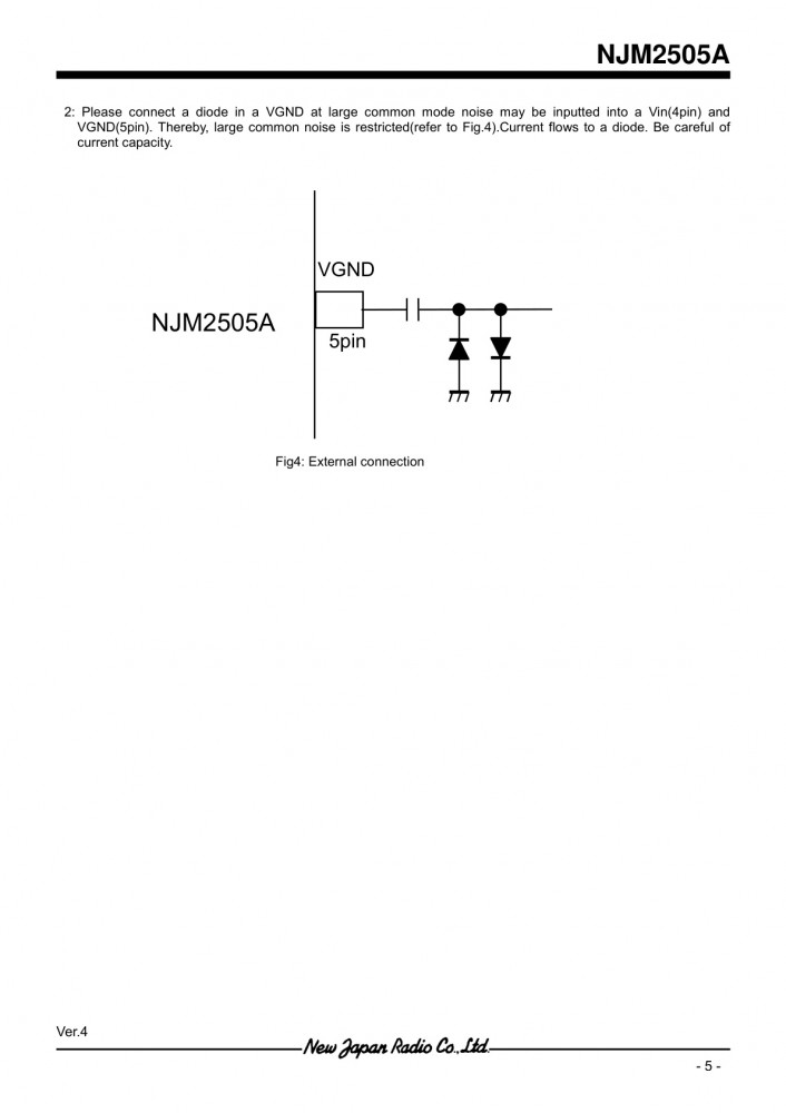 NJM2505AF-TE1 datasheet page 5