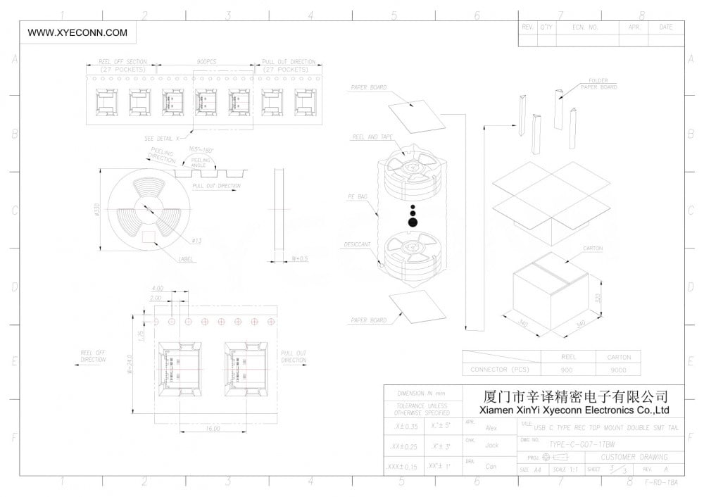 TYPE-C-G07-1TBW technical drawing sheet 3